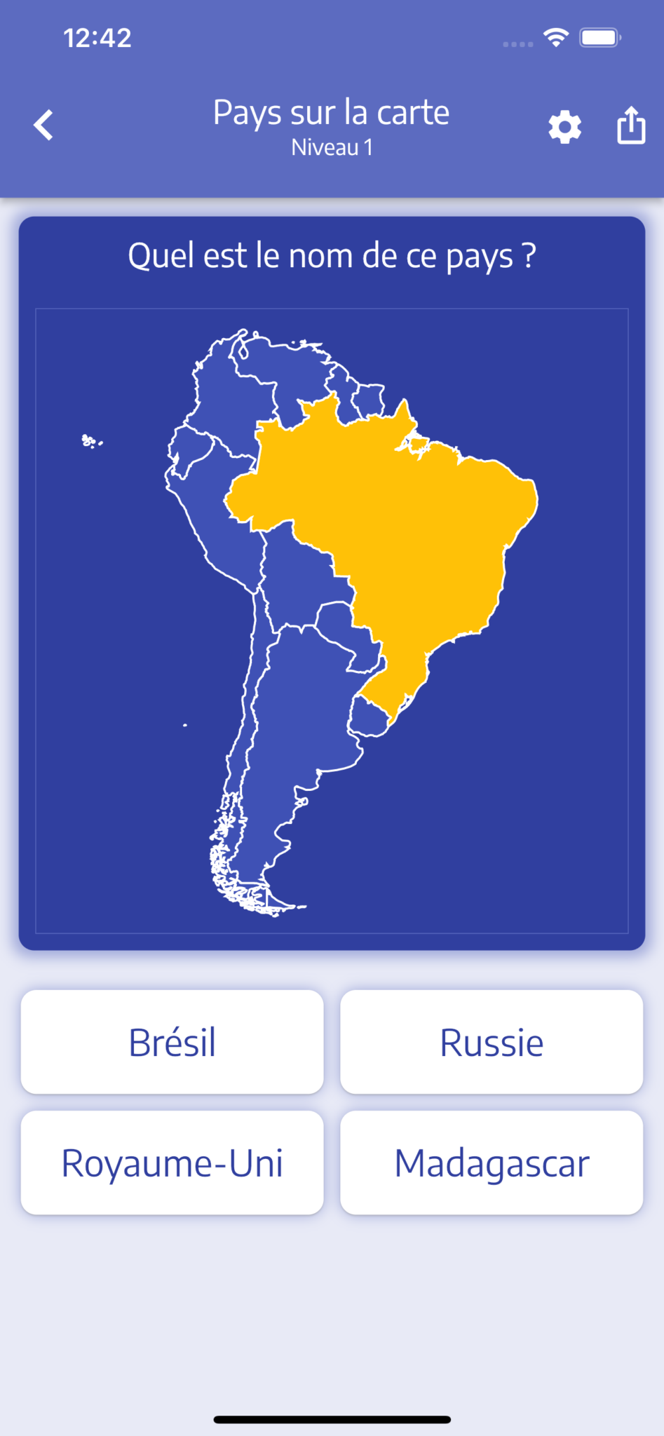 Quiz Geo - World Countries